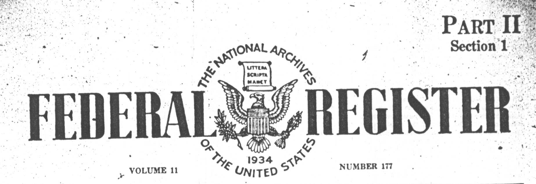 FederalRegister – Executive Gov