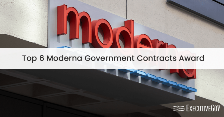 Top 6 Moderna Government Contracts Award