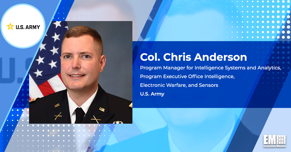 Col. Chris Anderson on Project Linchpin's Role as Army's AI Pipeline