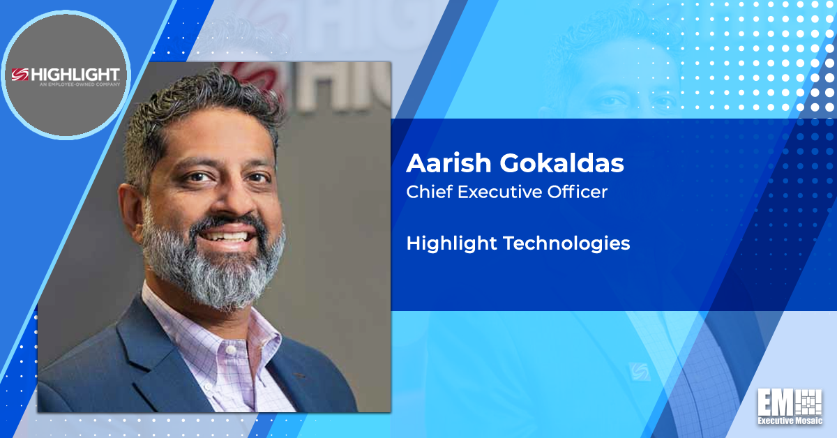 Aarish Gokaldas to Succeed Rebecca Andino as CEO of Highlight Technologies