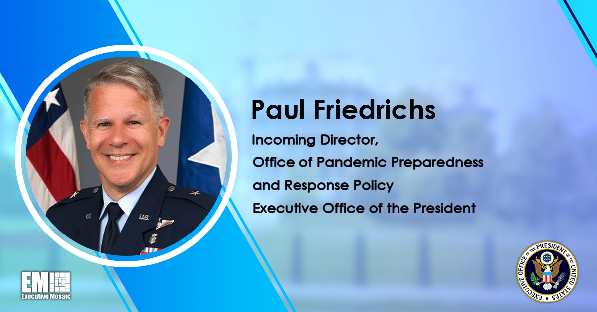 Paul Friedrichs to Lead Pandemic Preparedness & Response Office at White House