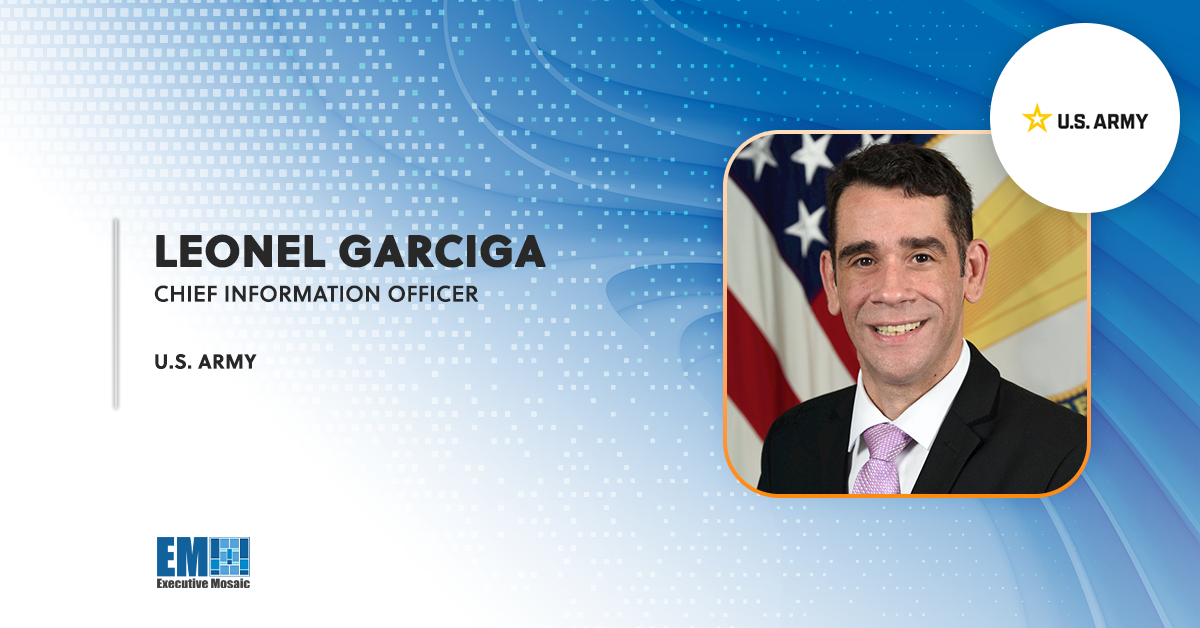 Army CIO Leonel Garciga Focusing on Interim Software & Data Policies