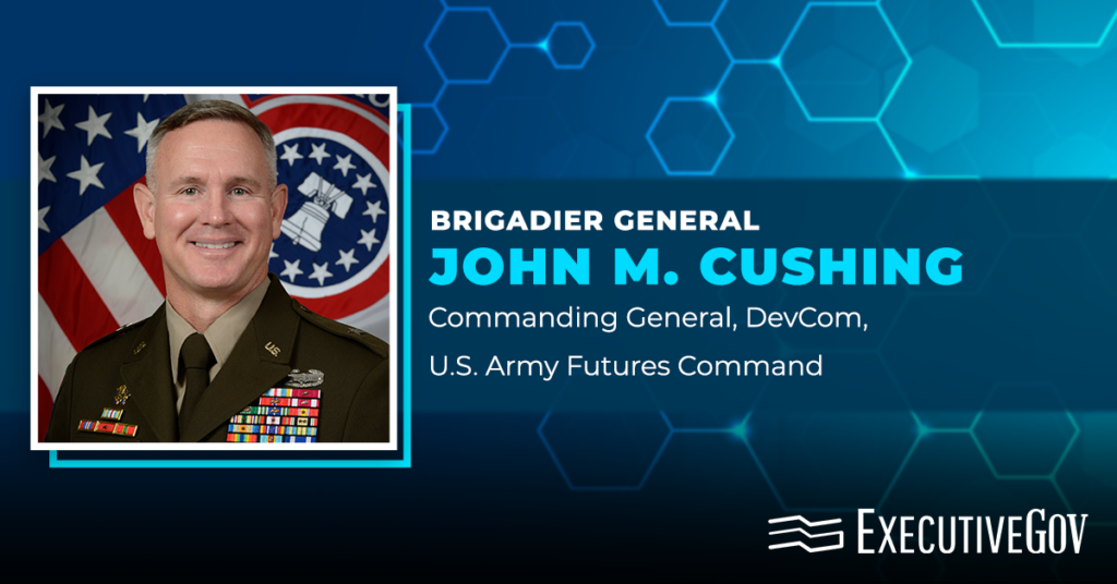 Brigadier General John M. Cushing, Commanding General, DevCom, U.S. Army Futures Command