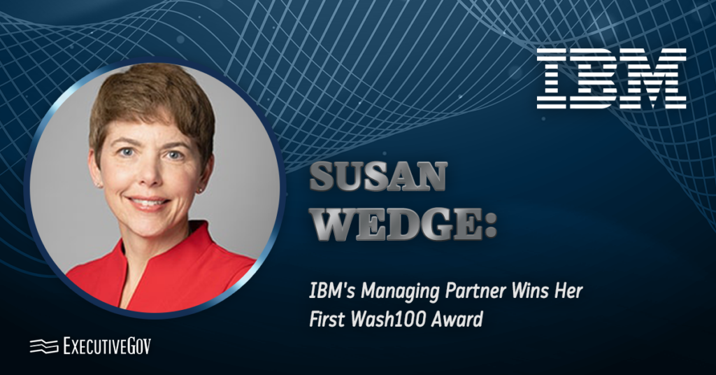 Susan Wedge of IBM Wins Her First Wash100 Award