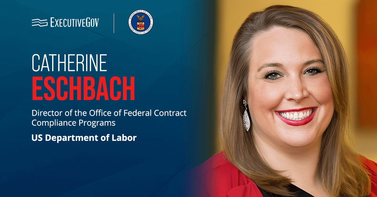 Catherine Eschbach Named Labor Department's OFCCP Director